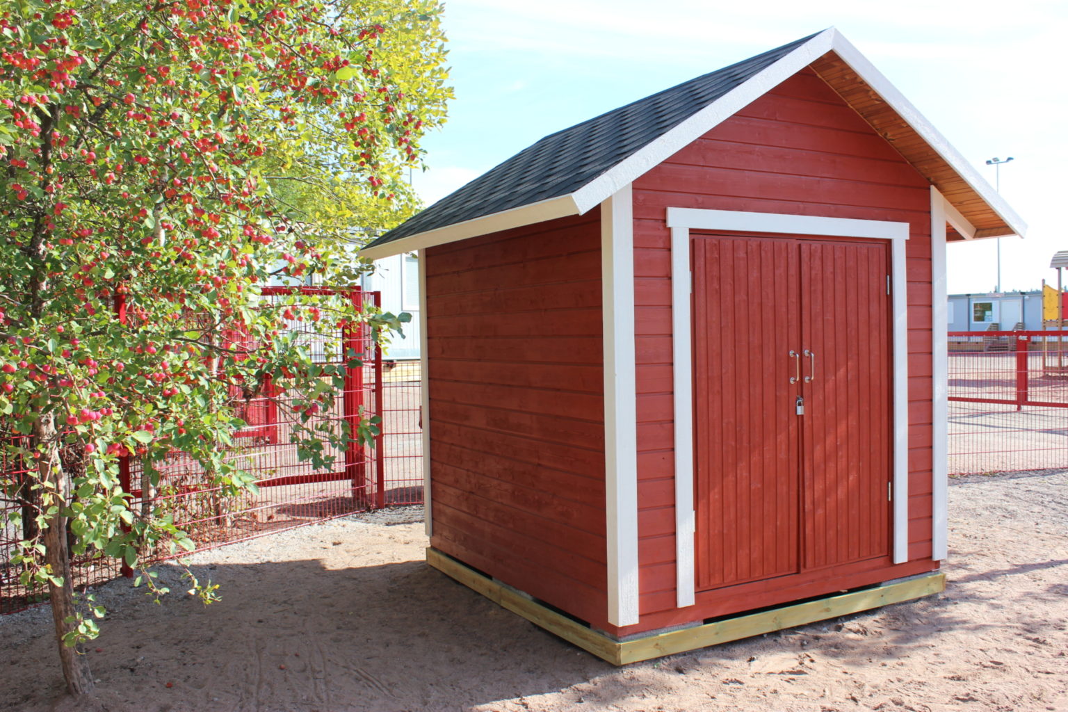 Simppeli A -pihavarasto 4,9 m² | Finnpeak